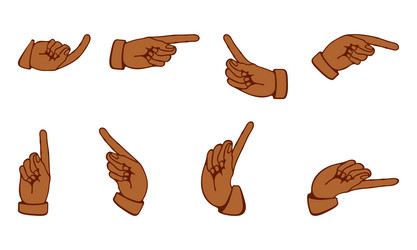 Free Finger Pointing Vector Images (over 880)