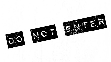 Do not Enter Symbol Vector Images (over 1,100)