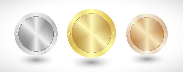 Gold Silver Bronze Vector Images (over 14,000)