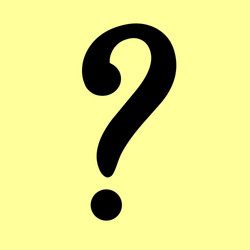 Question mark sign comics style icon Royalty Free Vector
