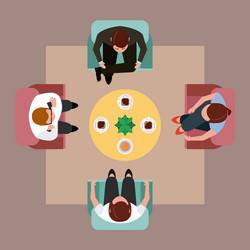 Round Table Discussion Icon Vector Images (over 580)