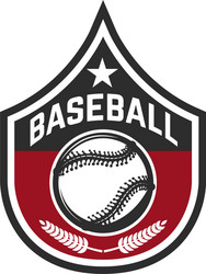 Baseball logo Royalty Free Vector Image - VectorStock
