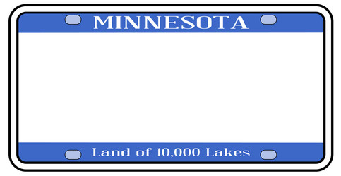 Minnesota License Plate Vector Images (11)