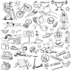 Healthy Lifestyle Draw Vector Images (over 23,000)
