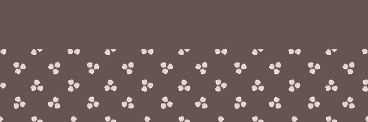 Hand drawn whimsical spotty dots seamless border Vector Image