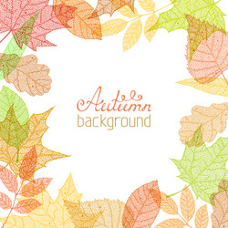 Geometric autumn background Royalty Free Vector Image