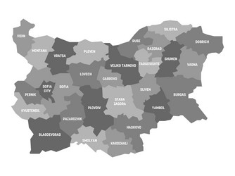 Political map of balkans - states balkan Vector Image