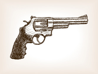 Gun Drawings In Pencil