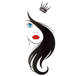 Girl with Crown Silhouette Vector Images (over 1,700)
