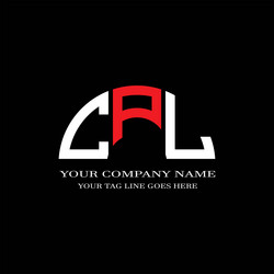 Cpl letter logo creative design with graphic Vector Image