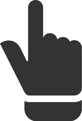 Cursor finger icon Royalty Free Vector Image - VectorStock