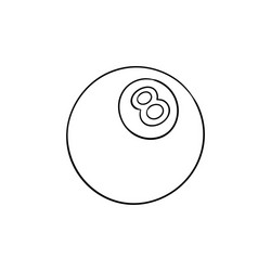 Billiard Doodle Pool Vector Images (over 250)