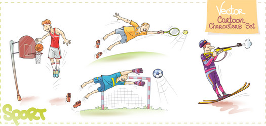 Sports Characters Vector Images (over 200,000)