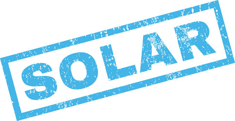 Solar rubber stamp Royalty Free Vector Image - VectorStock