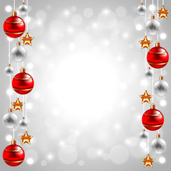Red and white christmas background Royalty Free Vector Image