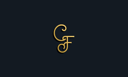 Initials Cf Gold Vector Images (over 230)