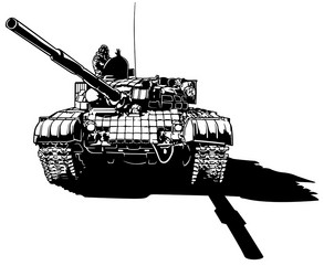 Modern russian tank armata Royalty Free Vector Image