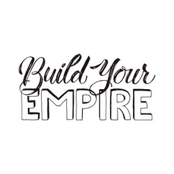 Stop procrastinating inspirational quote hand Vector Image