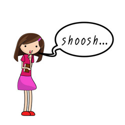 Actions speak louder than words a motivational Vector Image