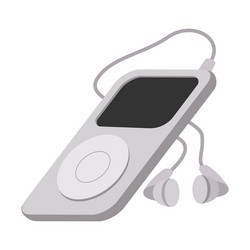 Cartoon mp3 player Royalty Free Vector Image - VectorStock