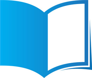 Open book education logo Royalty Free Vector Image