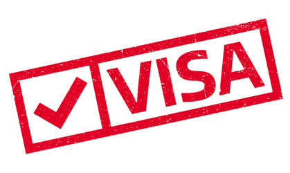 Visa approved rubber stamp Royalty Free Vector Image
