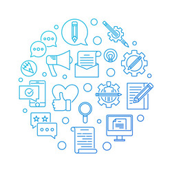 Round Email Icon Vector Images (over 3,700)