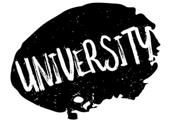 University rubber stamp Royalty Free Vector Image