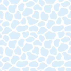 Blue Cow Print Background