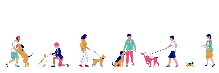 Dog Walker Vector Images (over 1,200)