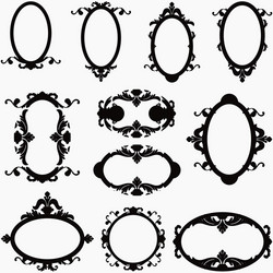 Vertical Vine Vector Images (over 400)