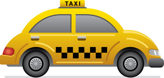 Red taxi icon Royalty Free Vector Image - VectorStock