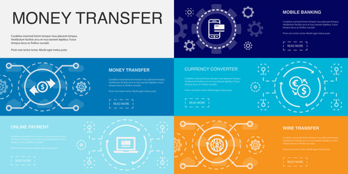 Money Transfer Banner Vector Images (over 6,700)