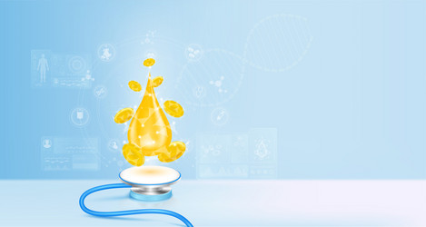 Plasma cells float away from in robot hand Vector Image