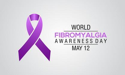 World fibromyalgia awareness may 12 calls Vector Image
