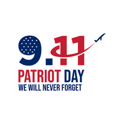 911 patriot day background september Royalty Free Vector