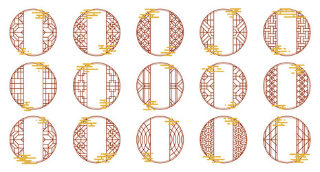 Chinese zodiac symbols Royalty Free Vector Image