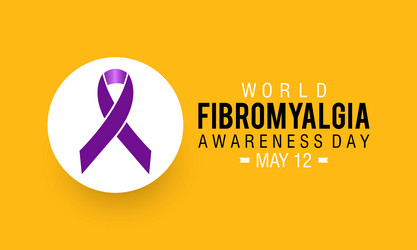 World fibromyalgia awareness may 12 calls Vector Image