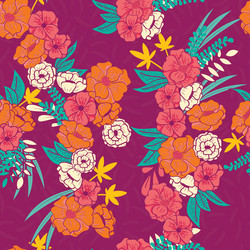 Floral seamless pattern Royalty Free Vector Image