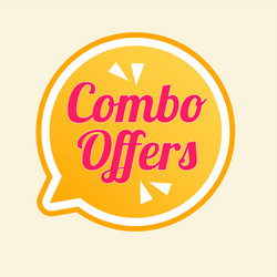 Combo sale label flat design – Royalty-Free Vector | VectorStock