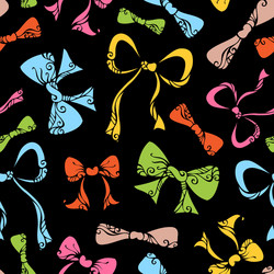 Bows on paper background Royalty Free Vector Image