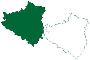 Moga district punjab state republic of india map Vector Image
