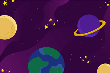 Outer space background Royalty Free Vector Image
