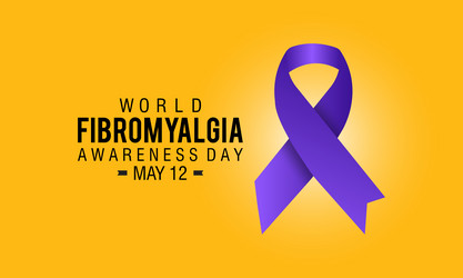 World fibromyalgia awareness may 12 calls Vector Image