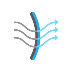 Air filter icon hepa filtration symbol dust Vector Image