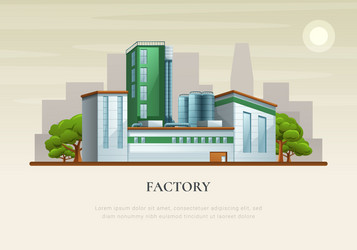 Factory Royalty Free Vector Image - VectorStock