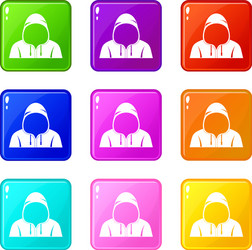 Hood icon simple style Royalty Free Vector Image