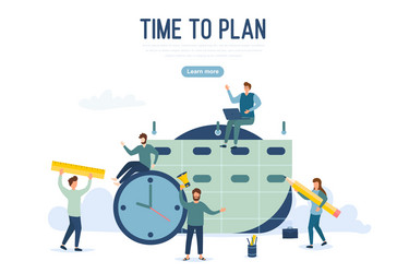 People planning concept Royalty Free Vector Image