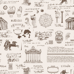 Greek ornamental geometric seamless pattern Vector Image