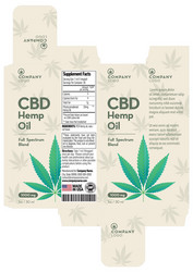 Cbd box design template for cbd label design Vector Image